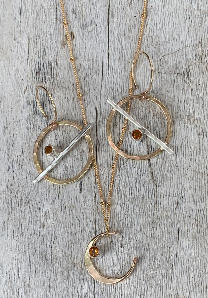 Geometric Mixed Metals – The Beehive Jewelry Store